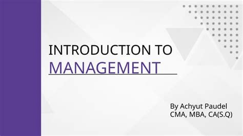 Bca 5th Introduction To To Mangt 1pptx