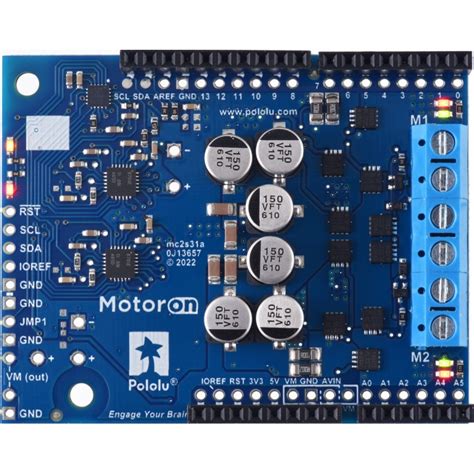 Motoron M2s18v18 Dual High Power Motor Controller Shield 2 Kanałowy