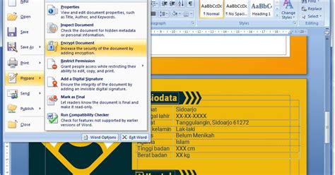 Cara Mengunci Dan Membuka Kunci File Microsoft Word Di Pc Zona Internetku