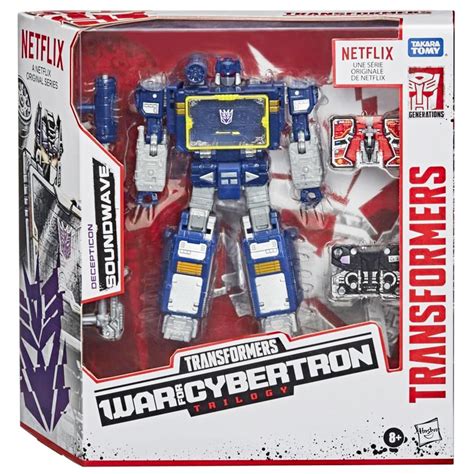 Transformers Netflix War For Cybertron Trilogy Earthrise Soundwave Set