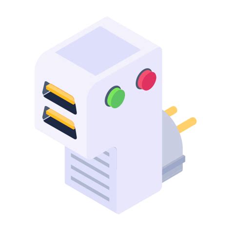 Plug Icon Generic Isometric