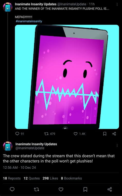 Mepad Is The Winner Of The Ii Plushie Poll Fandom