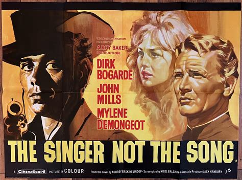 Singer Not The Song Original Uk Quad Film Poster Blue Robin Collectables
