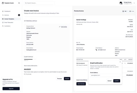 invoicegen professional invoicing for small businesses and freelancers create and manage invoices