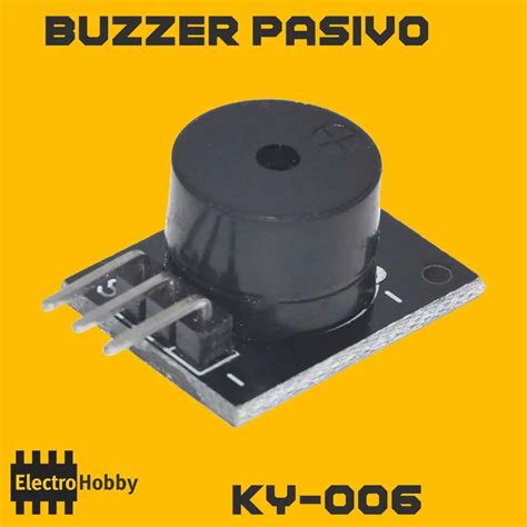 ᐉ Modulo Buzzer Arduino Ky 006 Zumbador Pasivo Universal