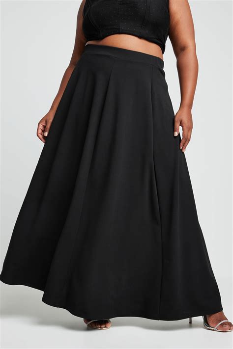 Yours Plus Size Panelled Maxi Skirt Yours Clothing