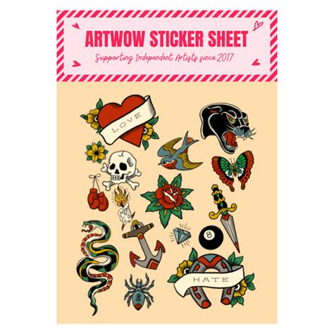 Small Traditional Tattoo Flash