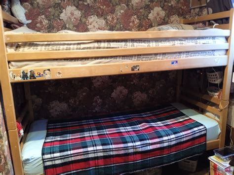 Ліжко двоярусне деревяне 4 800 грн Меблі для спальні Київ на Olx