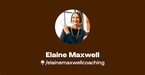 Elaine Maxwell Instagram Facebook Linktree