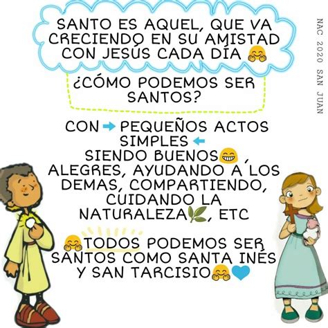 Patronos Del Área Aspirante Acción Católica Santa Inés Y San Tarcisio