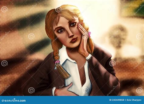 1 March 2022 Fan Art Illustration Of Young Britnes Spears Editorial