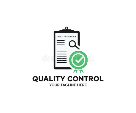 Diseño De Logotipo De Control De Calidad Producto Estándar De