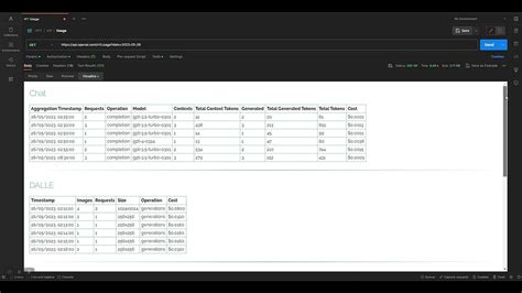 Api Usage Postman Visualizer Api Openai Developer Community