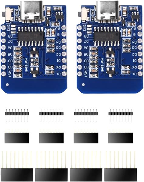 2 Stück Esp8266 Type C Entwicklungsboard Esp8266 Mini Esp8266 Nodemcu