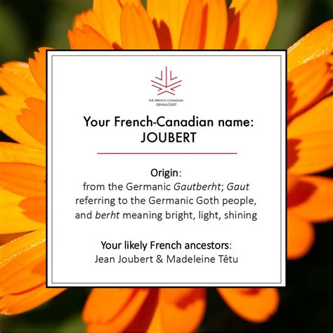 Your French Canadian Name Meaning And Origin — The French Canadian