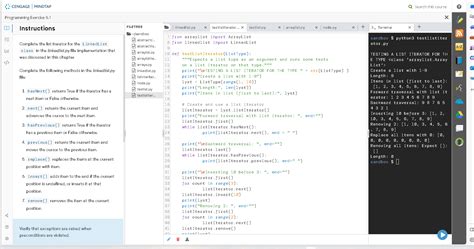 Complete The List Iterator For The Linkedlist Class