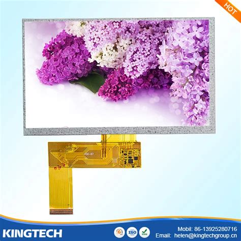 24bit RGB Interface 800x480 7 TFT Display