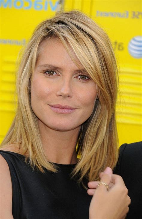 7 Looking Good Shoulder Length Hairstyles Side Swept Bangs