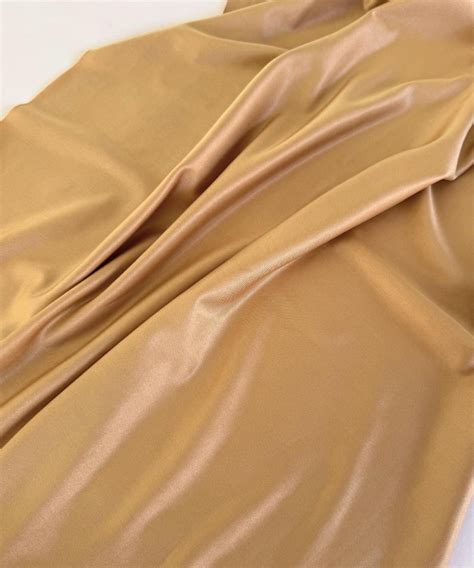 Nude Shiny Milliskin Nylon Spandex Fabric By The Yard 60 Wide Natural