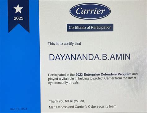 Dayananda Amin On Linkedin Proud To Be Participants Of Cyber Security