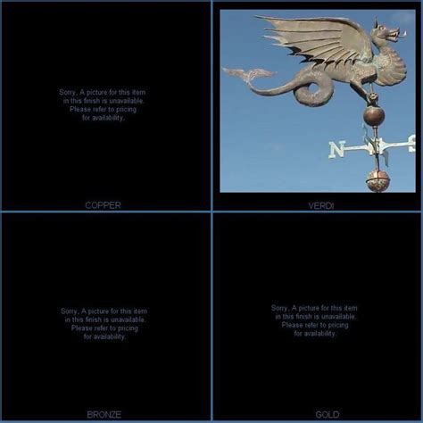 Bird Weather Vane Design In Copper Or Aluminum