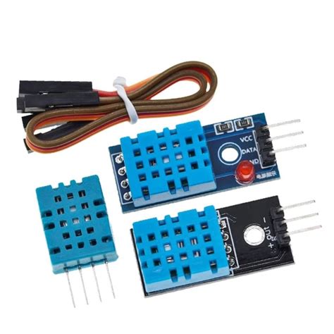 Arduino Digital Temperature Sensor Humidity Sensor Dht11 Module Led