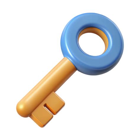 Reflective Fascinating Minimal Outline Of A Key Flat Color Single Weight Stroke Crisp Edges