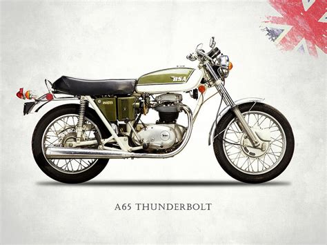 Bsa A65 Thunderbolt 1971 Photograph By Mark Rogan Fine Art America