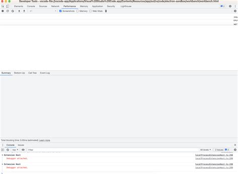 Extension Host Profiles Do Not Open In Dev Tools Large File Size But