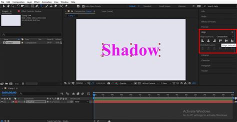 Drop Shadow In After Effects Animating Model Using Shadow Effects