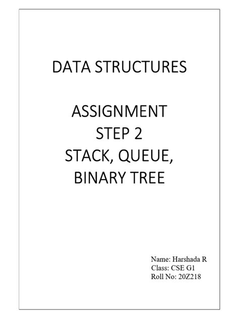 Data Structures Stacks Queues Trees Pdf Queue Abstract Data