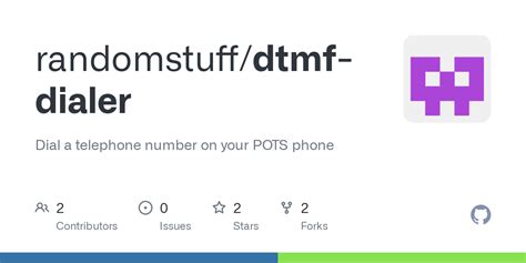 github randomstuff dtmf dialer dial a telephone number on your pots