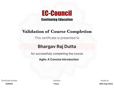 Completed A Course On Agile Bhargav Raj Dutta Posted On The Topic Linkedin