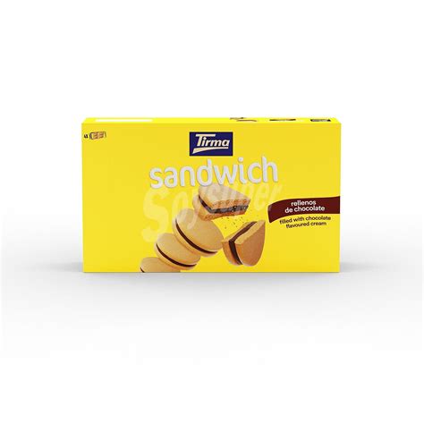 Tirma Galletas Rellenas De Crema Sabor Chocolate Tirma 180 G