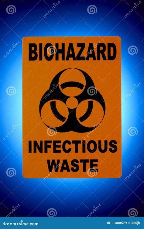 Biohazard Sign Stock Image Image Of Orange Virus Laboratory 11480579