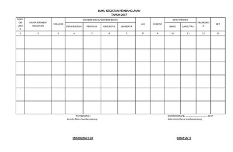 Buku Kegiatan Pembangunan Pdf