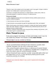 Understanding Threads and Multithreading in Java | Course Hero