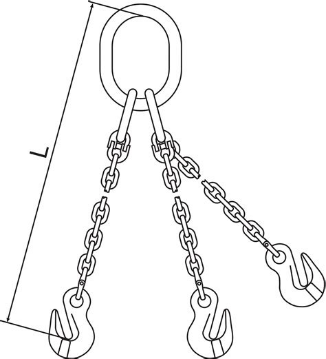 Pewag 932 In Chain Trade Size 120 Chain Grade Chain Sling 2vcl8