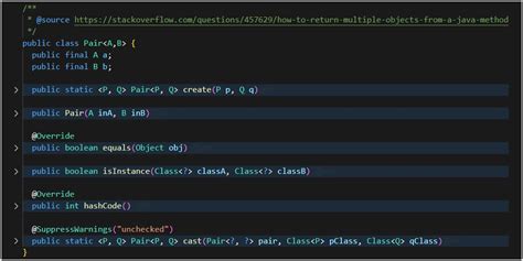 Very Cool Generic Java Object Pair Implementation I Found After