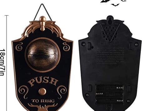 Halloween Doorbell Decoration Haunted Doorbell Animated Eyeball Halloween Decor With Spooky