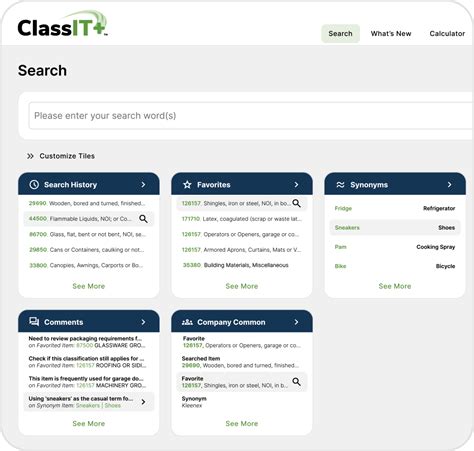 Classit Smarter Nmfc Freight Classification Tool