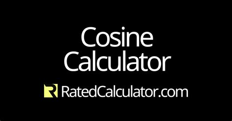 Cosine Calculator Calculate Cosx