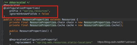 springboot静态资源配置原理 源码一步步分析，详细易懂 resourceproperties csdn博客