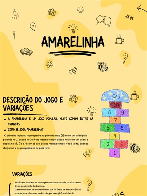 Jogo Popular Amarelinha Pdf
