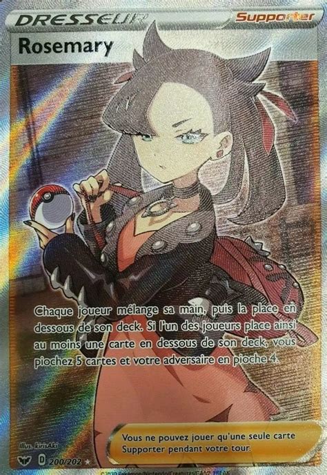 Rosemary Sword And Shield Pokémon Card 200202