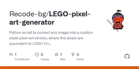 GitHub Recode Bg LEGO Pixel Art Generator Python Script To Convert Any Image Into A Custom