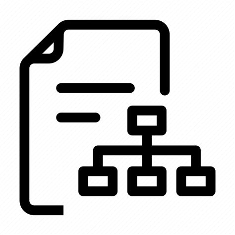 Document Flow Chart Diagram Icon Download On Iconfinder