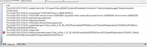 Cc2650 Sppble Example Problems Sppbleclientout Could Not Open File