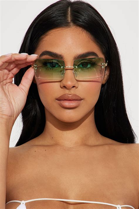 Beverly Hills Sunglasses Green Fashion Nova
