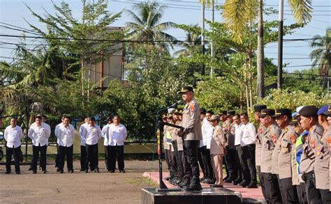 Pimpin Apel Pagi Kapolres Ketapang Tekankan Niat Tulus Mengabdi Dan